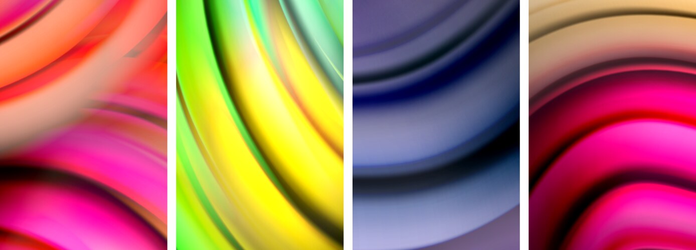 Blurred color line backgrounds Royalty Free Vector Image