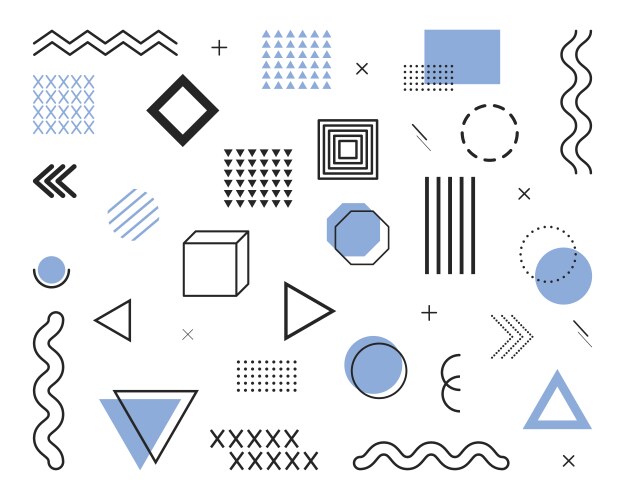 90s Shapes Vector Images (over 51,000)