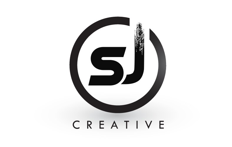 Letter sj creative logo Vector Images & Graphics for Commercial Use ...