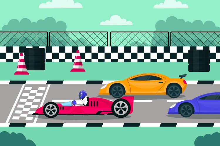 Cartoon Race Track Vector Images (over 5,500)