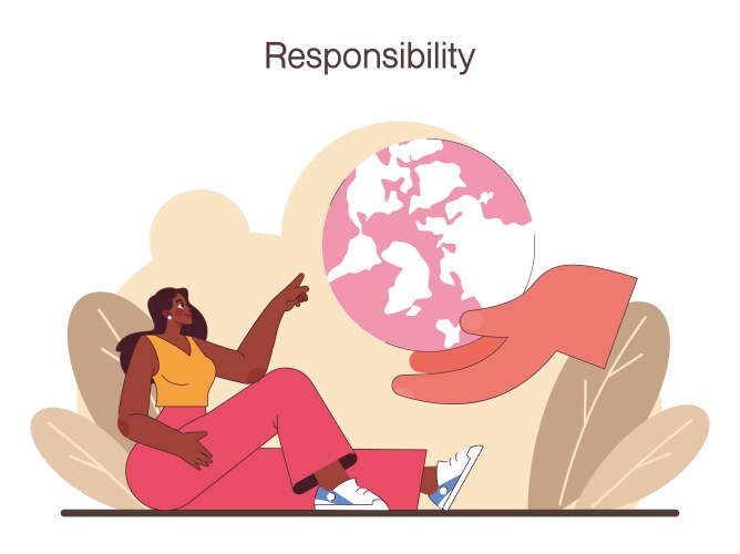 Delegation task assignment and control leader Vector Image