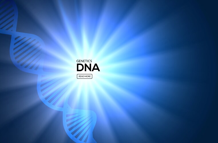 Dna background biology molecule science Royalty Free Vector