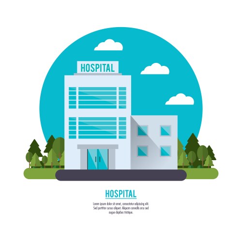 Veterinary medicine hospital clinic or pet shop Vector Image