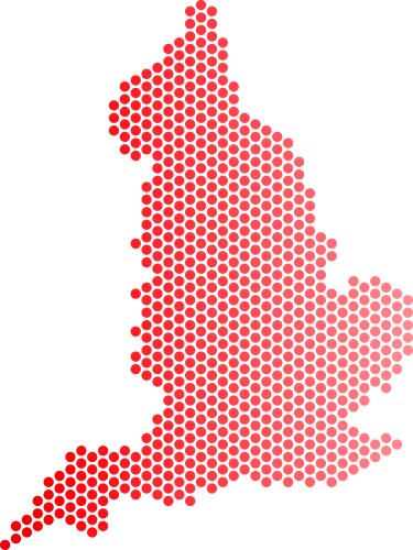 England Map Dots Vector Images (over 650)
