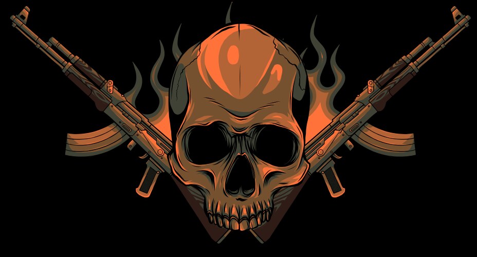 Guns Skeleton Vector Images (over 2,800)