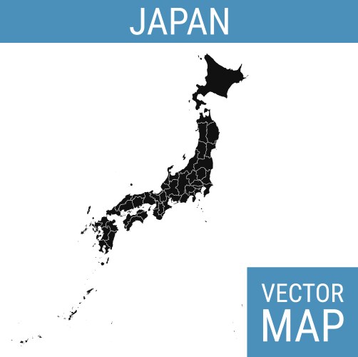 Japan Map Black And White
