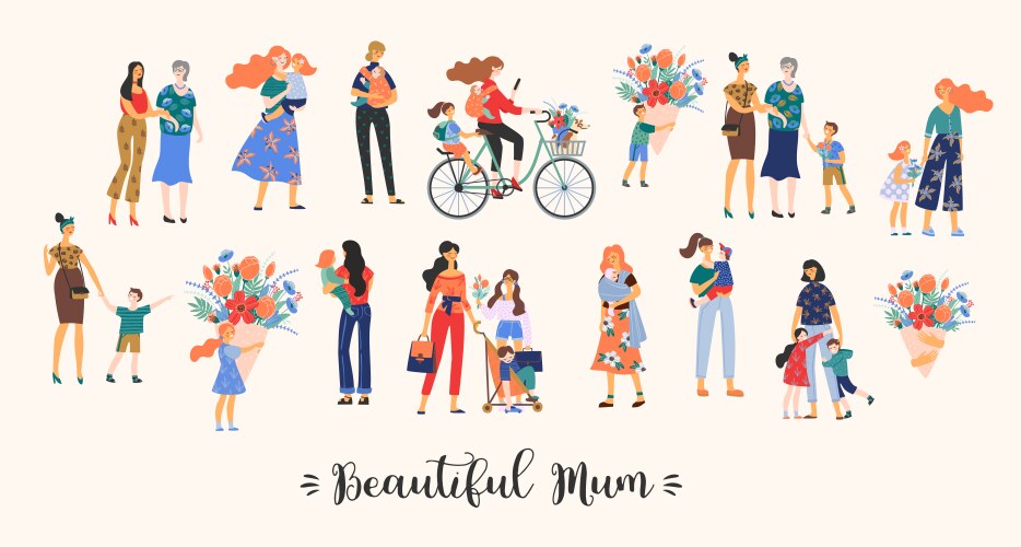 Mum Vector Images (over 24,000)