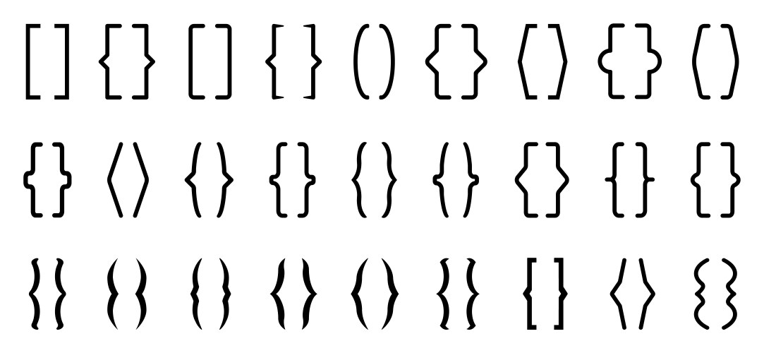 Parenthesis Vector Images (over 900)