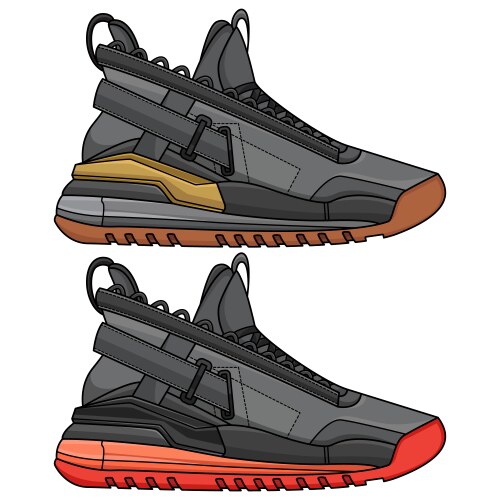 Design shoes logo Royalty Free Vector Image - VectorStock