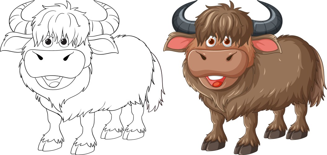 Yak Outline Vector Images (over 450)