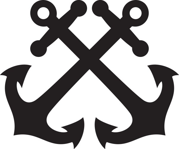 Black and White Anchors Vector Images (over 29,000)