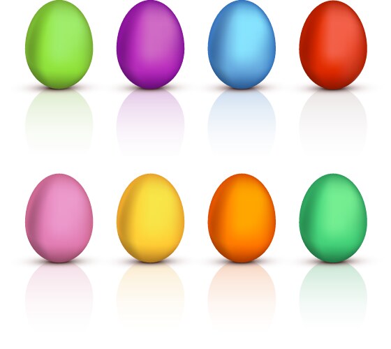 Color egg Royalty Free Vector Image - VectorStock