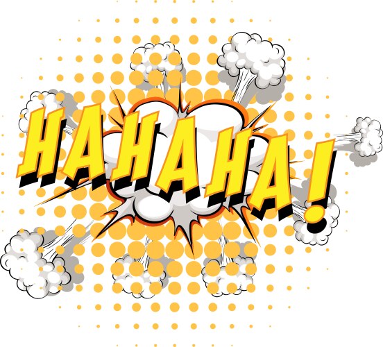 Comic speech bubble with cool text Royalty Free Vector Image