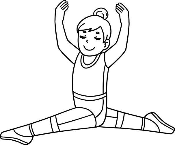 Dance Split Silhouette Vector Images (over 100)