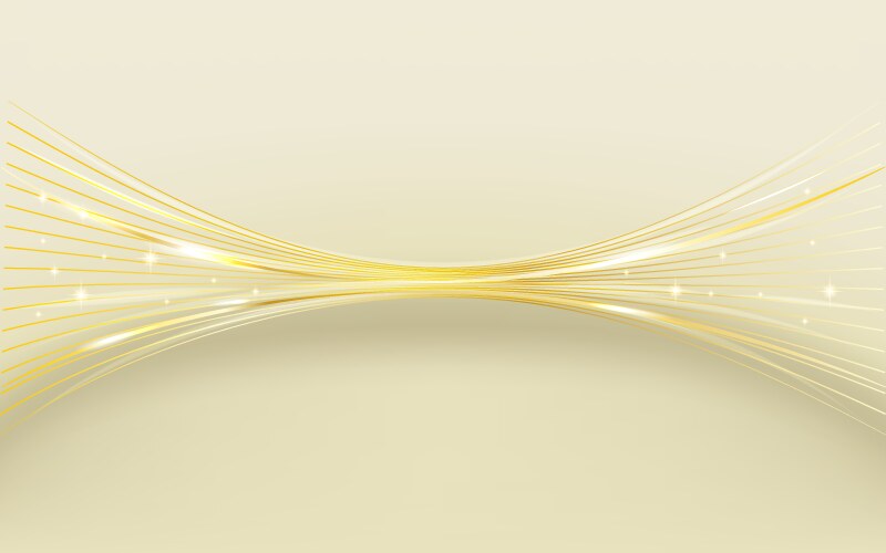 Abstract gold light threads background Royalty Free Vector