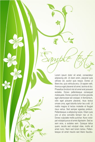 Floral bg Royalty Free Vector Image - VectorStock