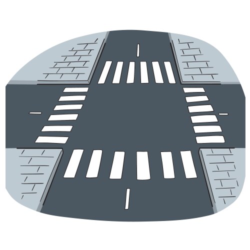 Road Sketch Intersection Vector Images (over 120)