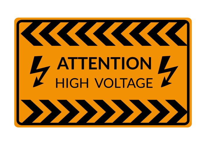 Danger warning board icon caution and dangerous Vector Image