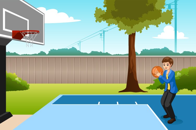 Cartoon Basketball Hoop Vector Images (over 4,300)
