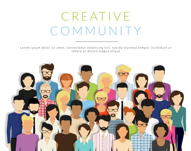 Cartoon Group of People Vector Images (over 140,000)