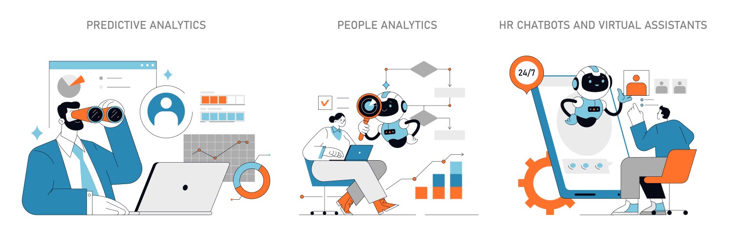 Data-driven hr Royalty Free Vector Image - VectorStock