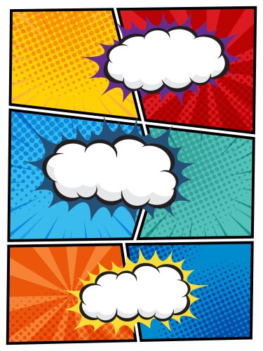 Template Comic Storyboard Vector Images (over 210)