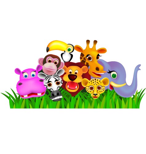 Tall vs. Short Animals Royalty Free Vector Image