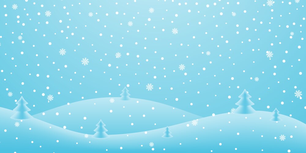 Snowflakes and winter background Royalty Free Vector Image