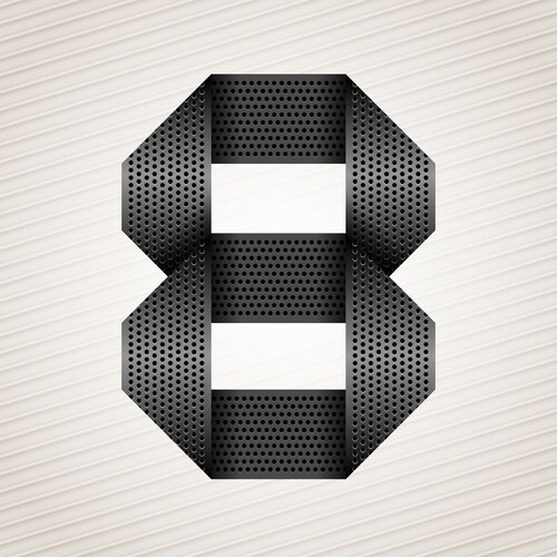 Number 8 Vector Images (over 31,000)