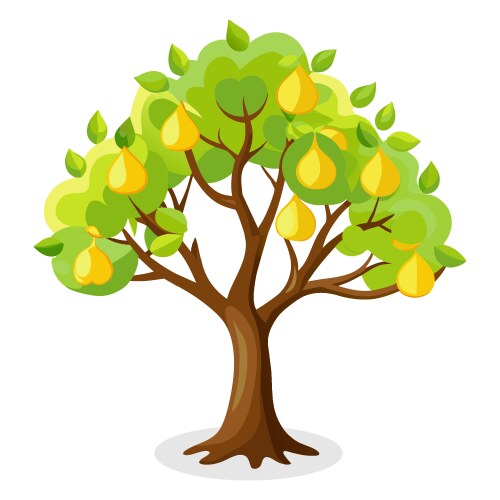 Pear Tree Drawing Vector Images (over 980)