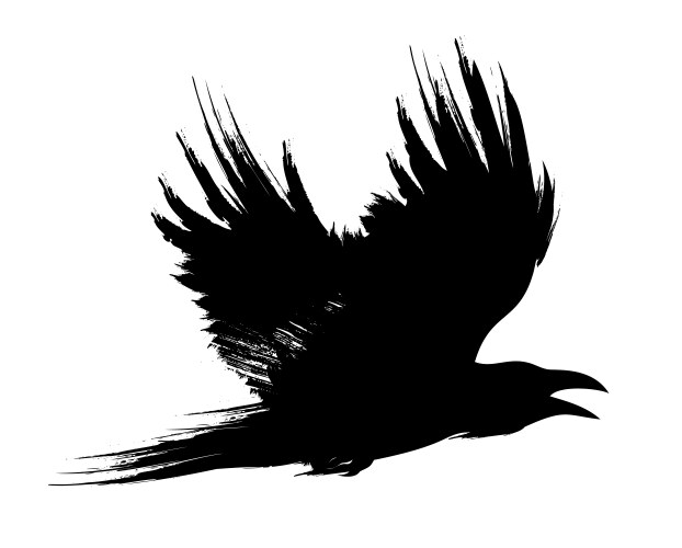 Flying Crow Vector Images (over 5,300)