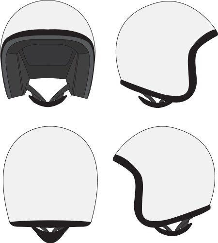 Motorcycle Helmet Templates Vector Images (over 1,300)