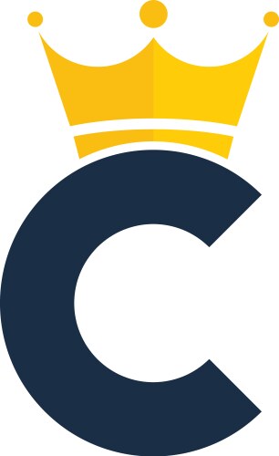 Kitchen king logo design template Royalty Free Vector Image