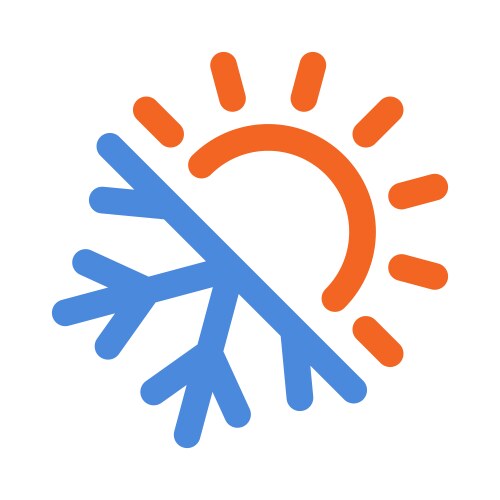 Thermal insulation icon temperature symbol Vector Image