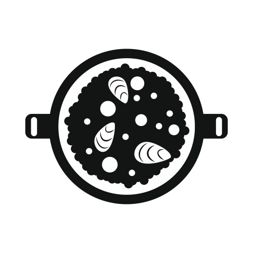 Spanish paella Royalty Free Vector Image - VectorStock