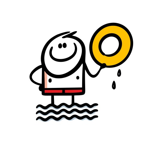 Stickman Swimming Vector Images (88)