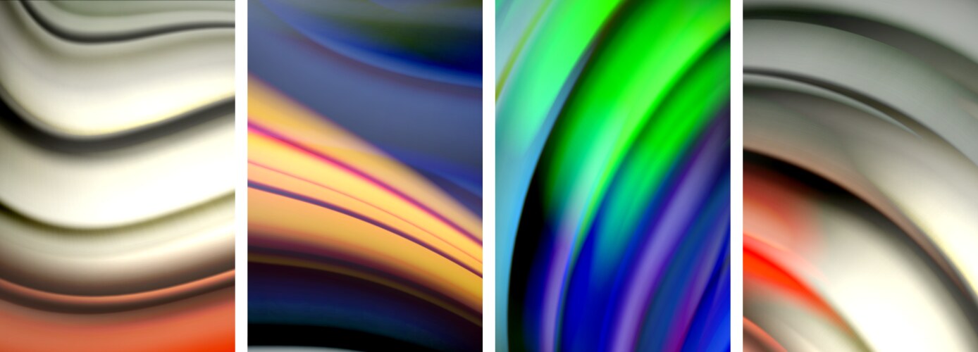 Blurred color line backgrounds Royalty Free Vector Image