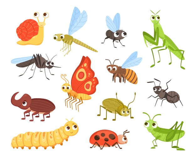 Cartoon Insects Vector Images (over 68,000)