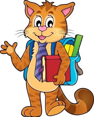 Cartoon cat Royalty Free Vector Image - VectorStock