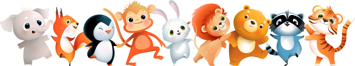 Animals Cartoon Dancing Vector Images (over 9,100)