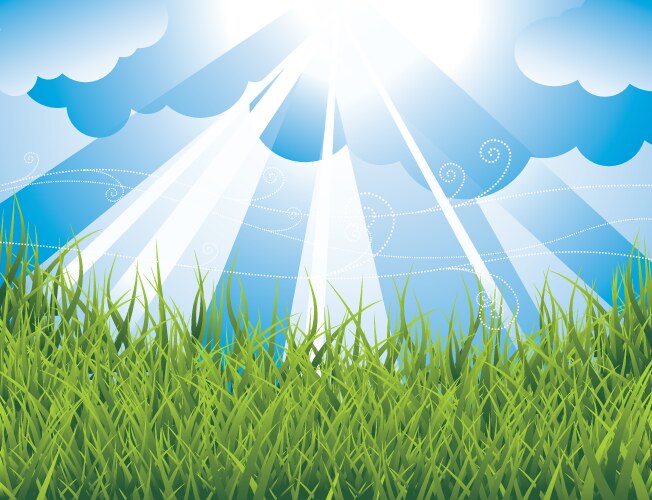 Abstract spring background Royalty Free Vector Image