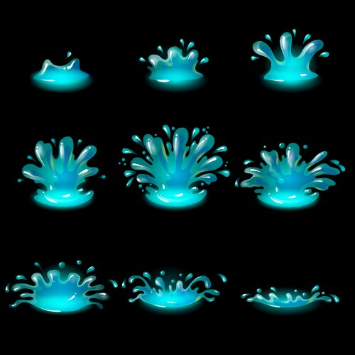 Water Splash Animation Vector Images (over 7,300)