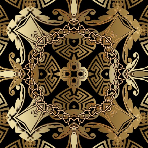 Versace Chain Pattern Vector Images (49)