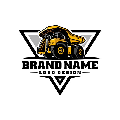 Mining Truck Logo Vector Images (over 1,400)
