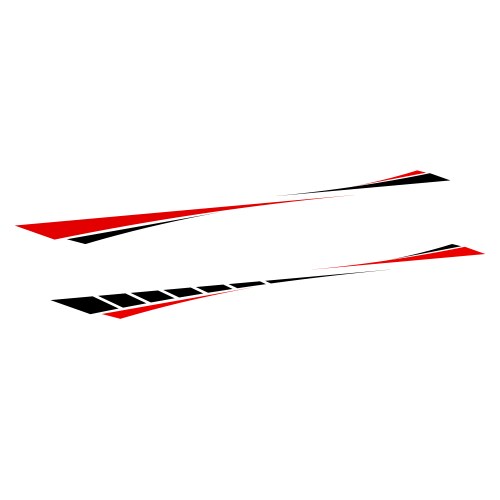 Car motorcycle racing vehicle graphics vinyls Vector Image