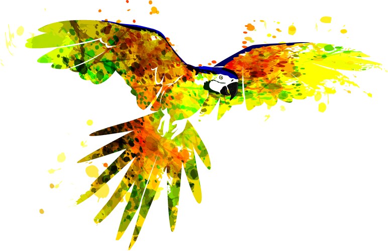 Corella parrot icon in glowing neon style Vector Image