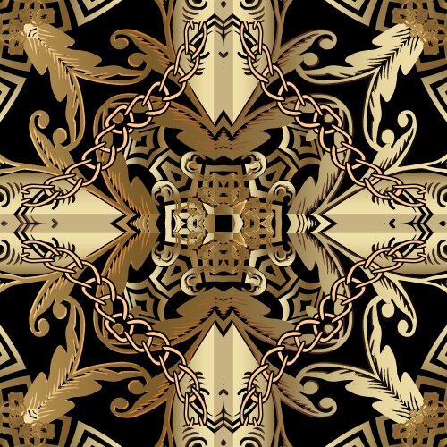 Versace Chain Pattern Vector Images (49)