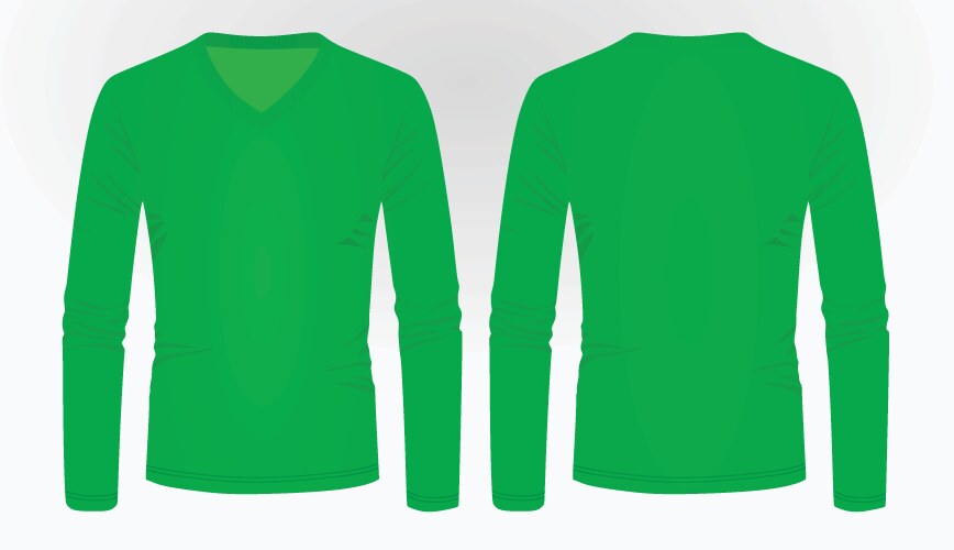 Green T-Shirt Template Vector Images (over 6,800)