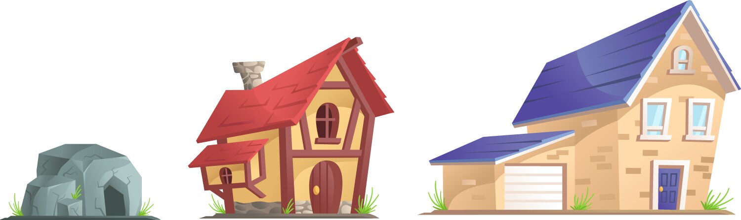 House Evolution Vector Images (over 660)