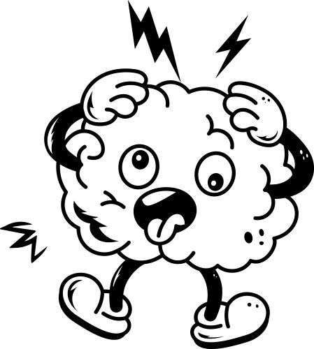 Repair brain Royalty Free Vector Image - VectorStock